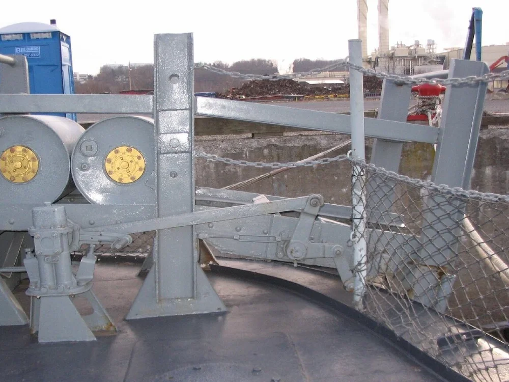 Depth Charge Racks — USS SLATER