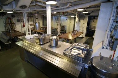 Mess Deck — USS SLATER