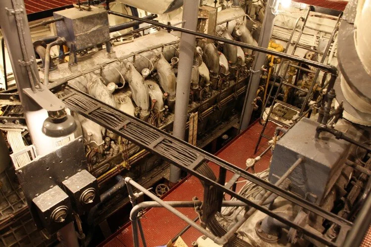 Engine Room — USS SLATER