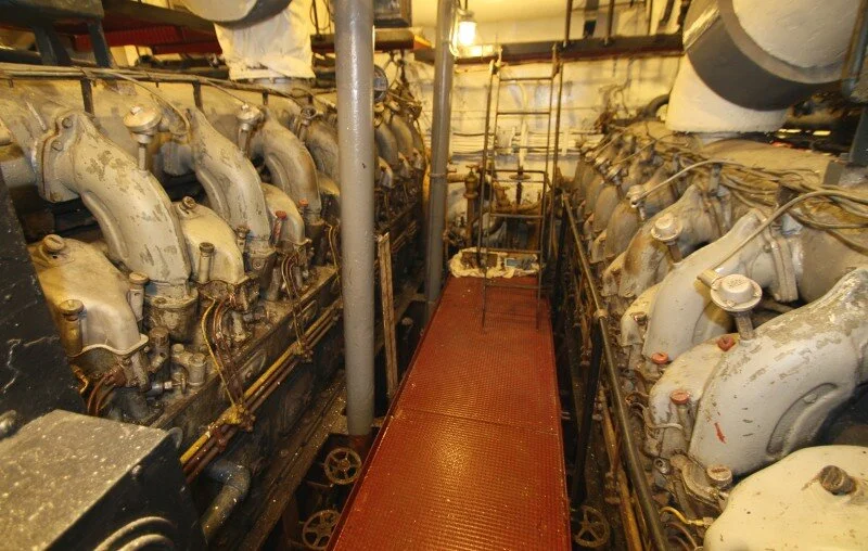Engine Room — USS SLATER