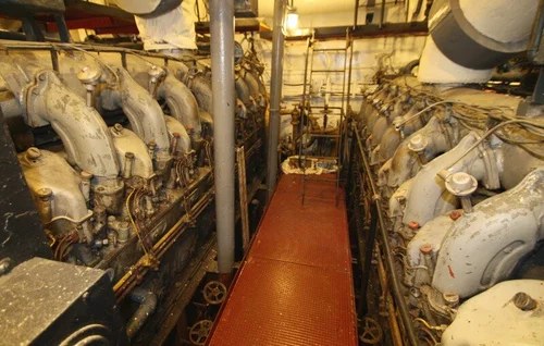 Engine Room — USS SLATER