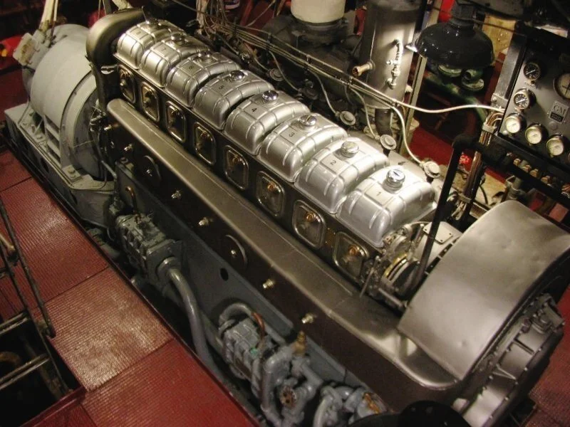 Engine Room — USS SLATER