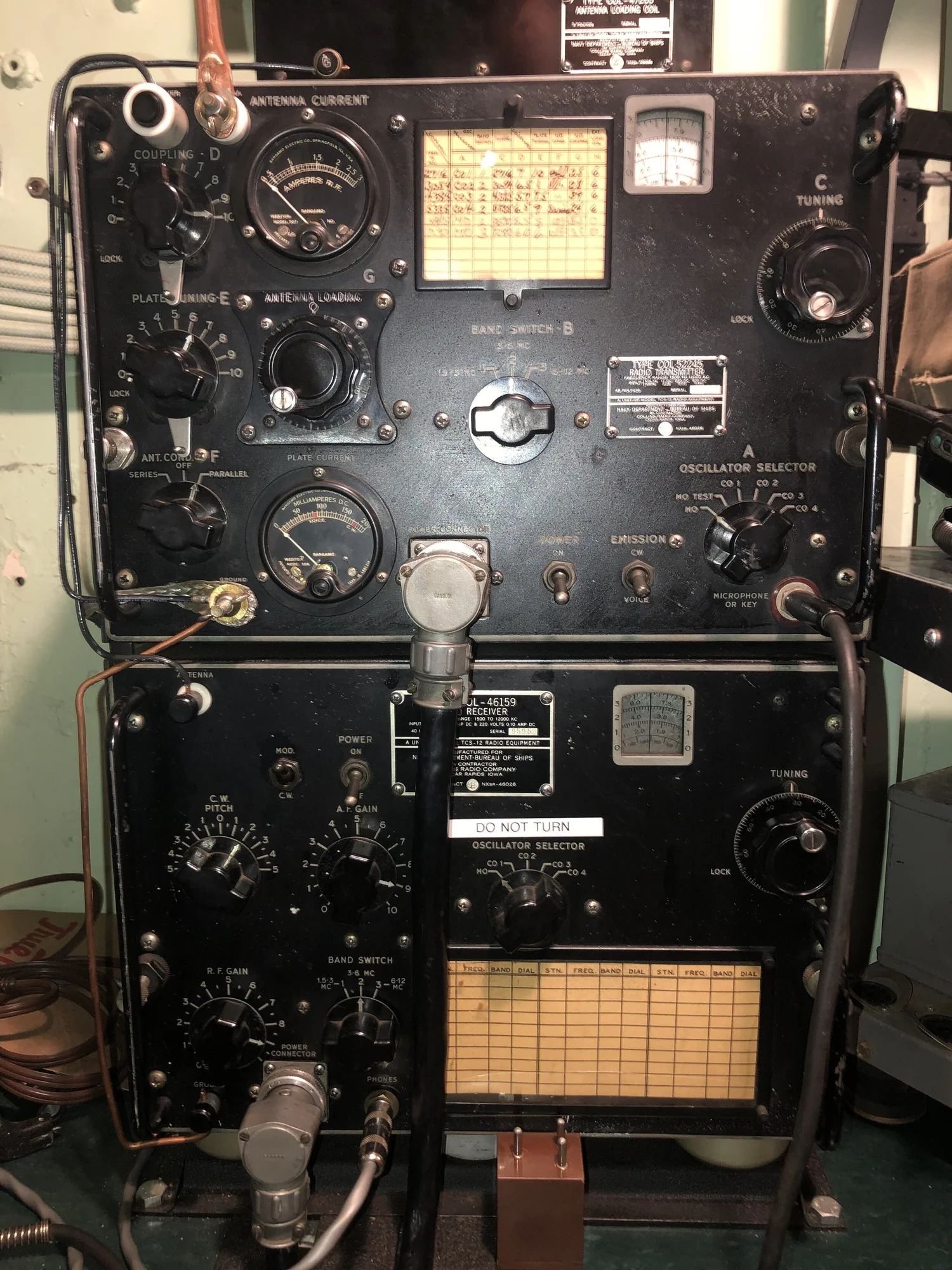 Radio — USS SLATER