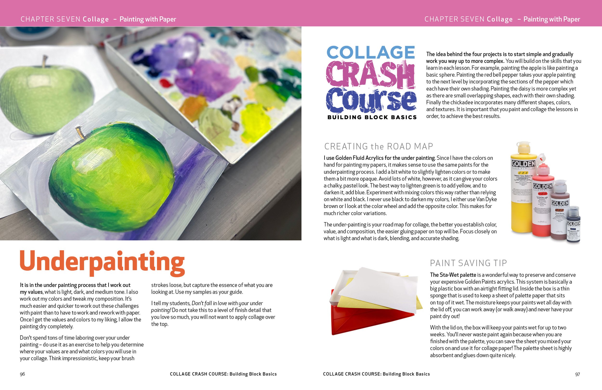 Funky Florals: Mixed Media Collage–Digital Download — PaperPaintings.com