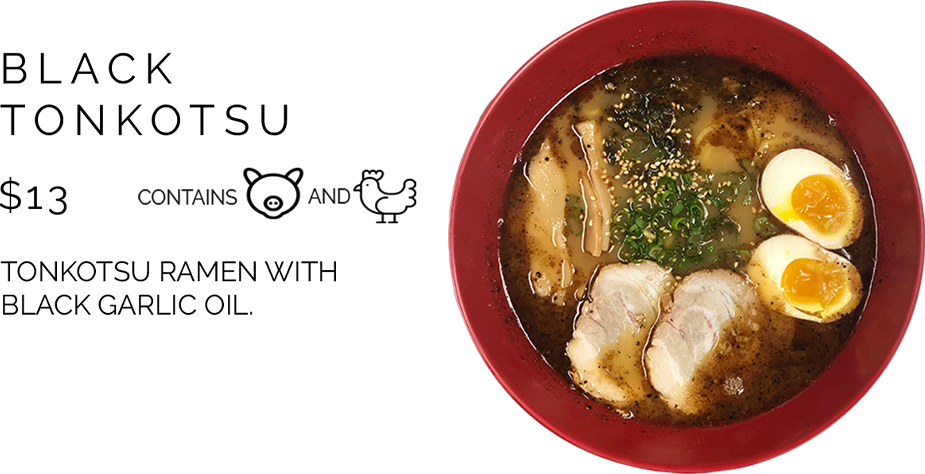 Menu — Hanabi Ramen