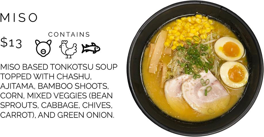Menu — Hanabi Ramen