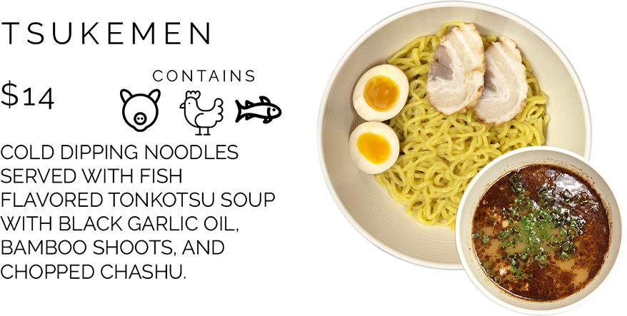 Menu — Hanabi Ramen