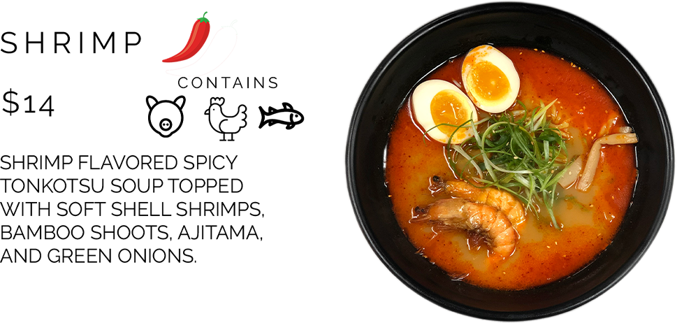 Menu — Hanabi Ramen
