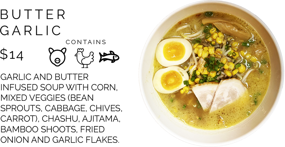 Menu — Hanabi Ramen