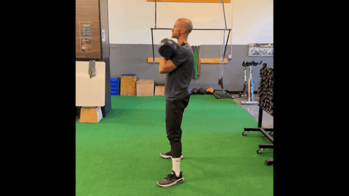 Single Arm Chest Press & Double KB Front Squat