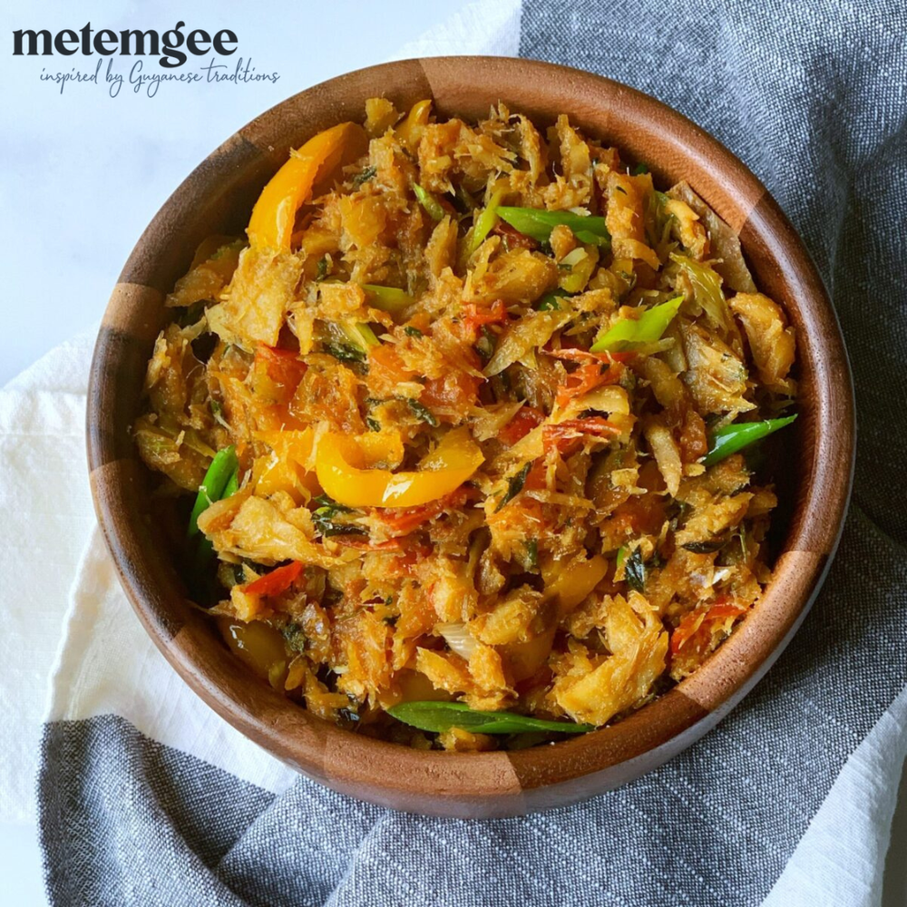 Wholesome Caribbean Recipe of the Month: Guyanese Style Saltfish & Bake ...