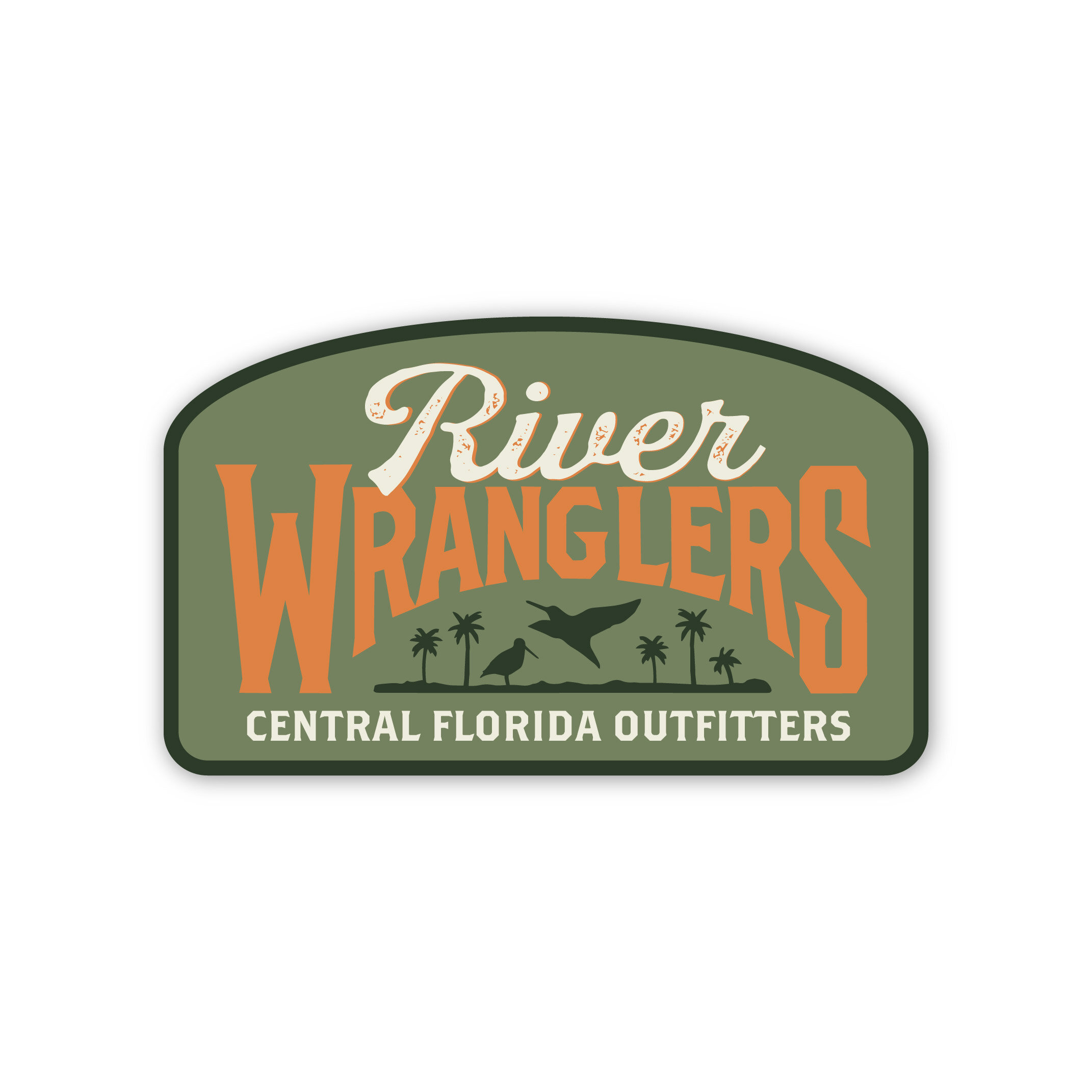 River Wranglers Badge Decal — RIVER WRANGLER OUTFITTERS
