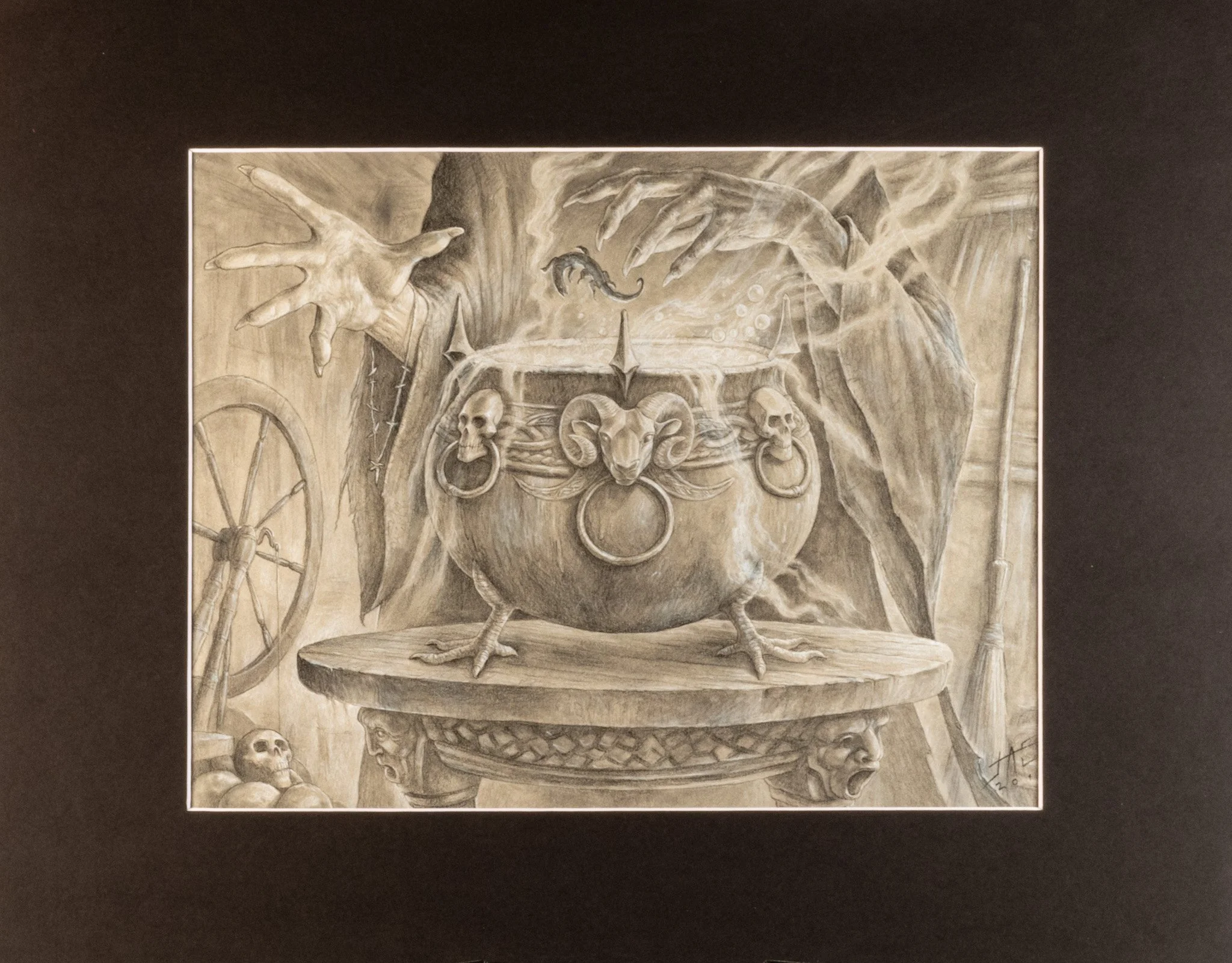 Witch’s Cauldron Sketch — MTG.ART LLC