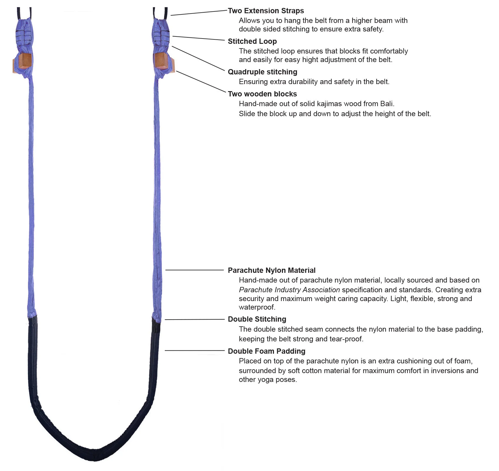 FlyHighYoga® Belt — Fly High Yoga