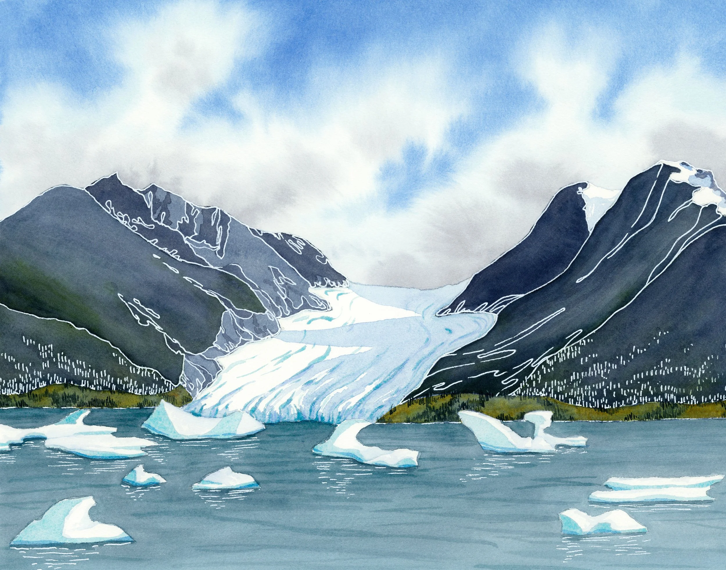 AK HUTS — JILL RICHIE ART