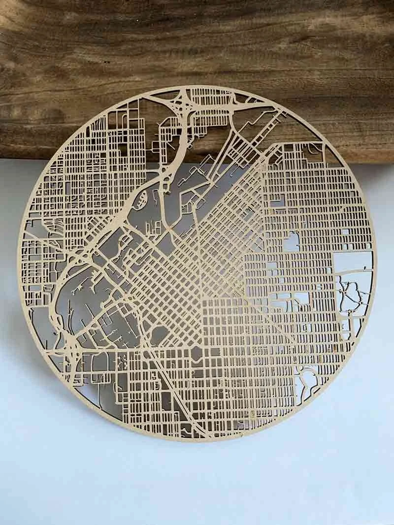 Denver Architecture Magnets Set — CENTRAL