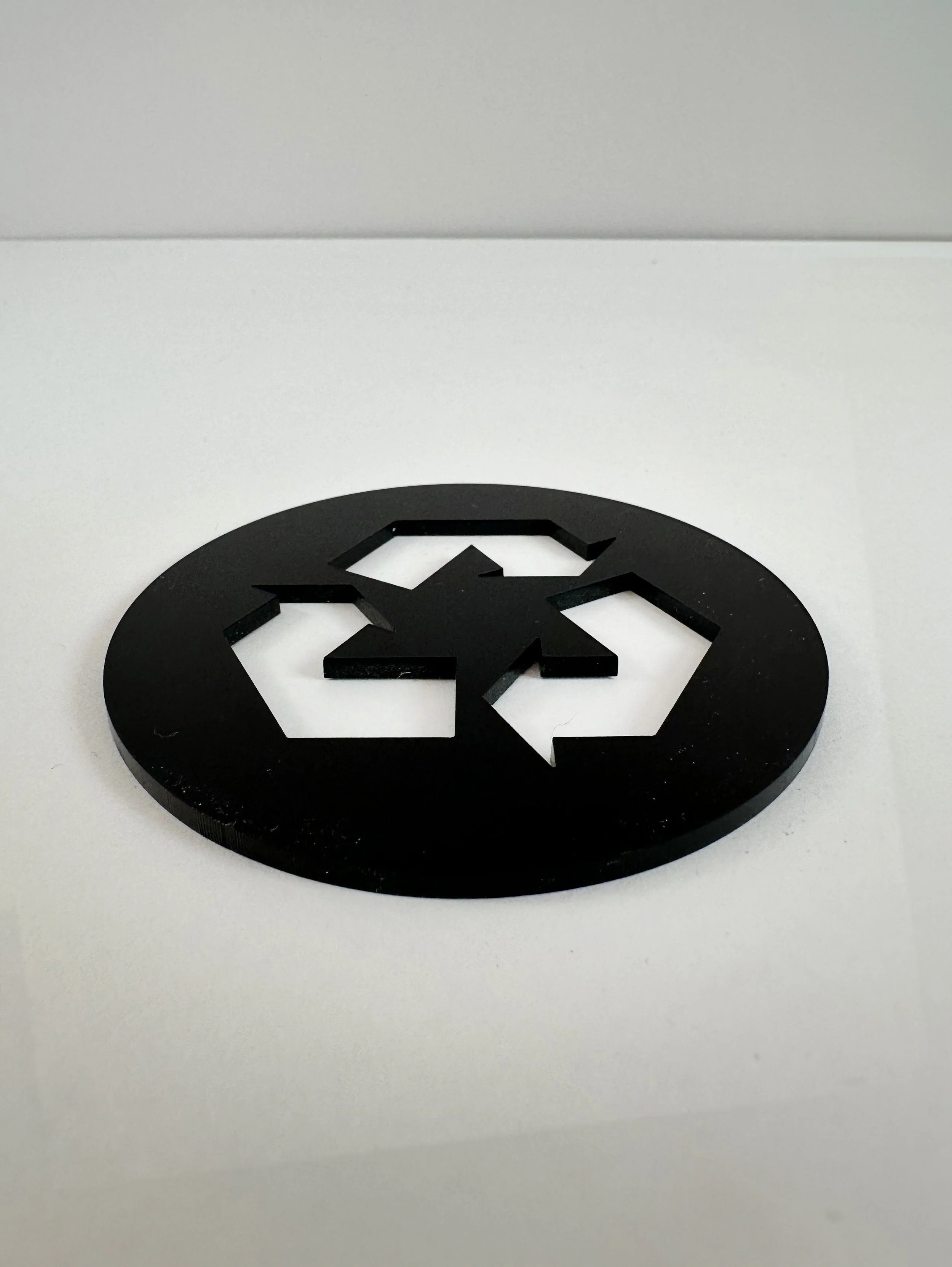 Classic Acrylic Trash and Recycle Labels — CENTRAL