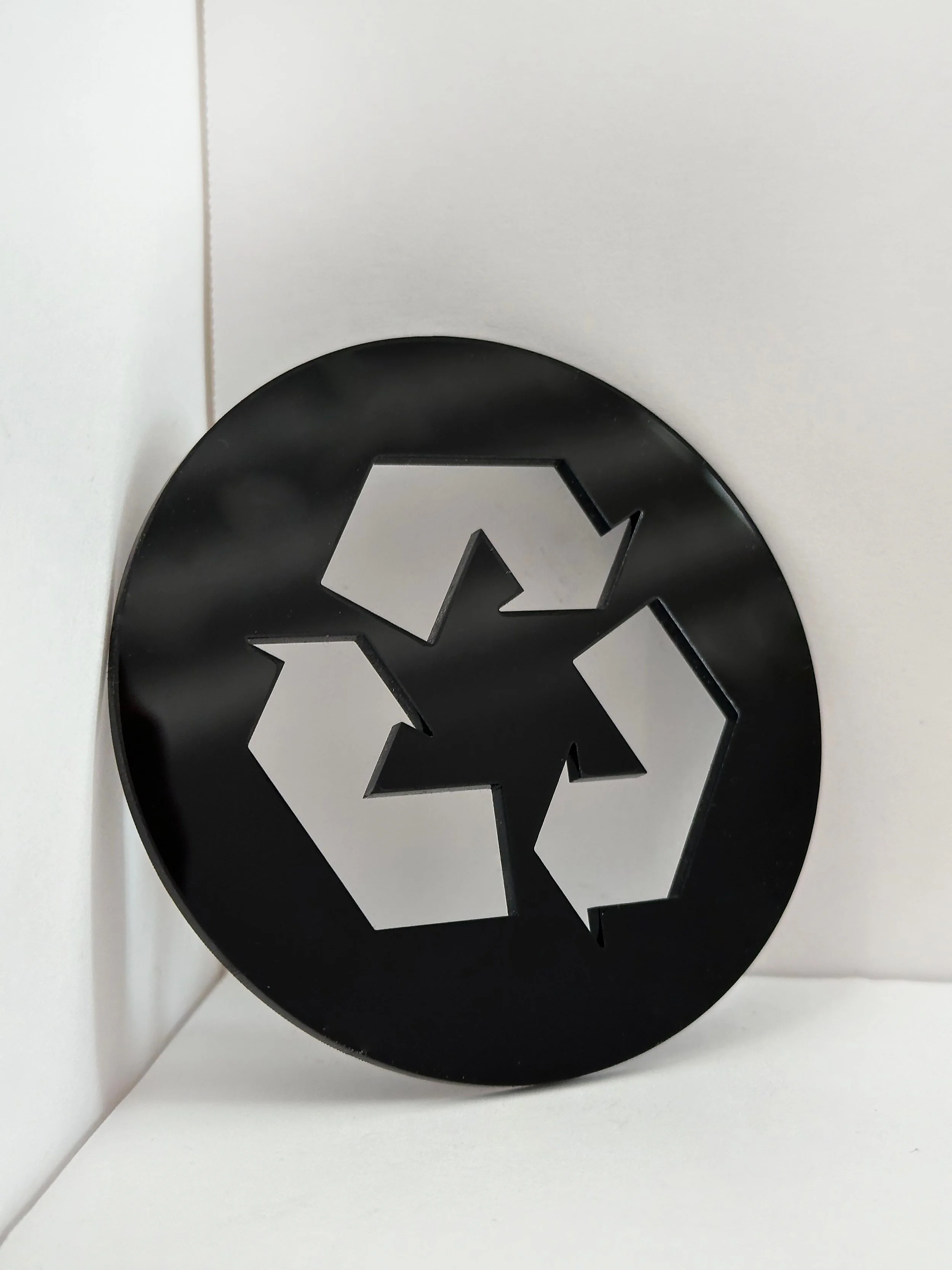 Classic Acrylic Trash and Recycle Labels — CENTRAL