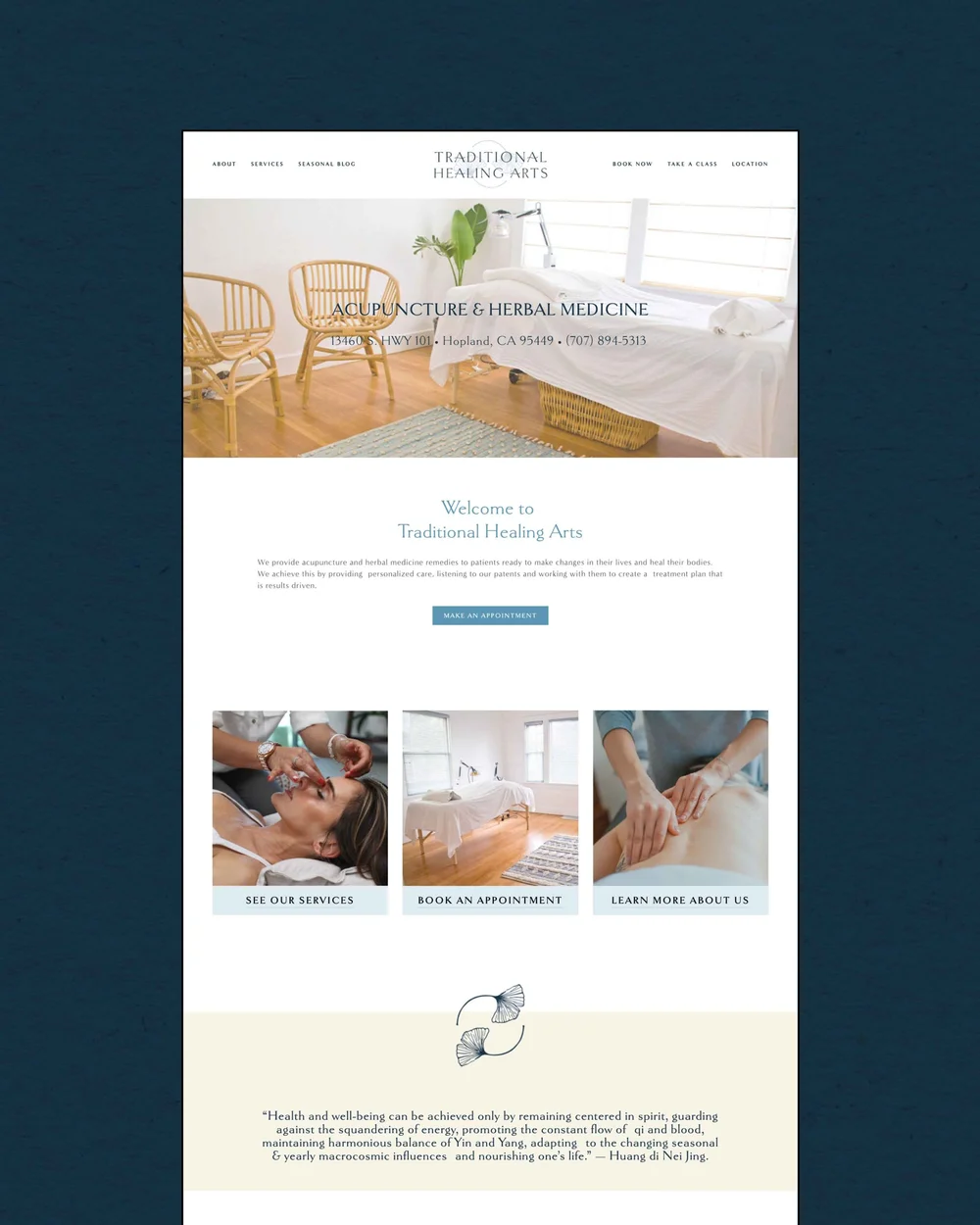 Traditional Healing Arts — Studio Seaside