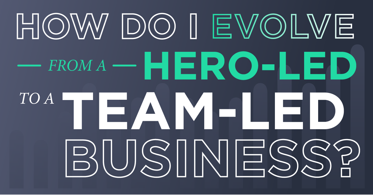 How do I evolve from a Hero-led to a Team-led Business?