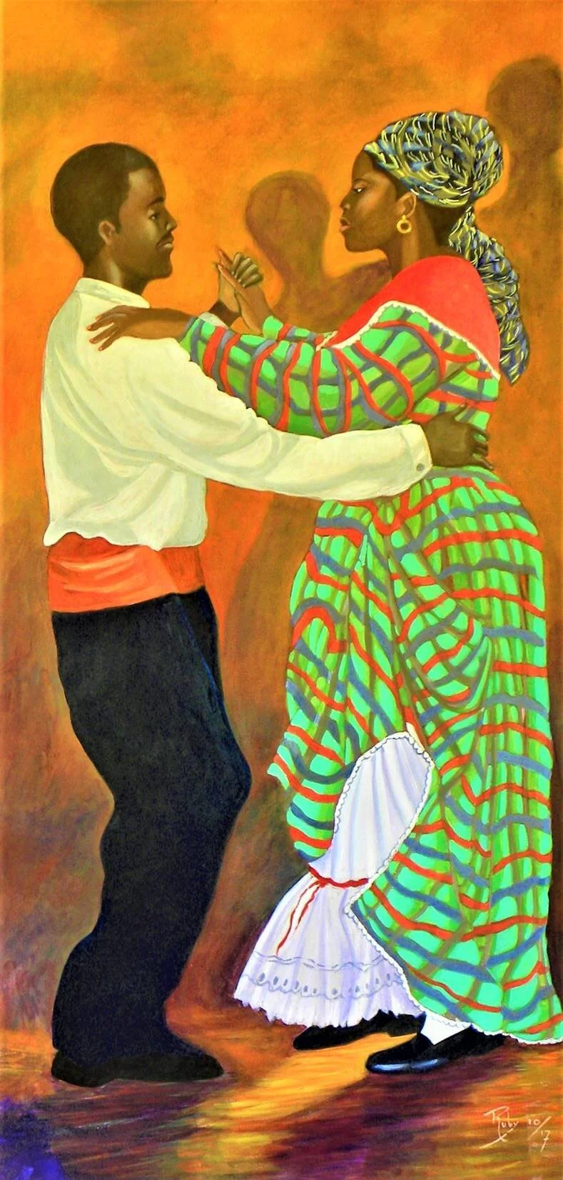 paintings-people of the islands — LADY RUBY BUTE