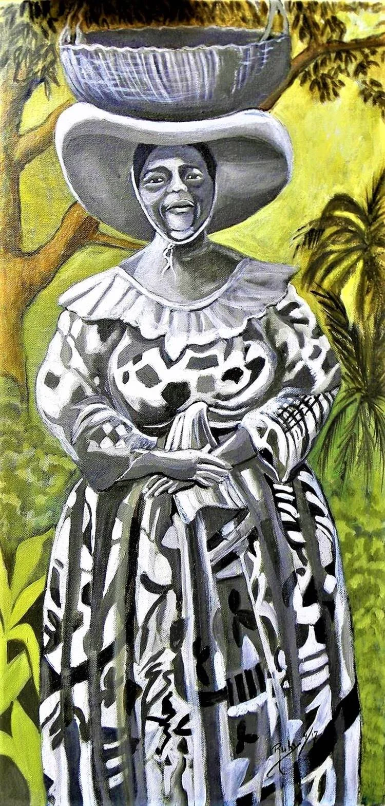 paintings-people of the islands — LADY RUBY BUTE