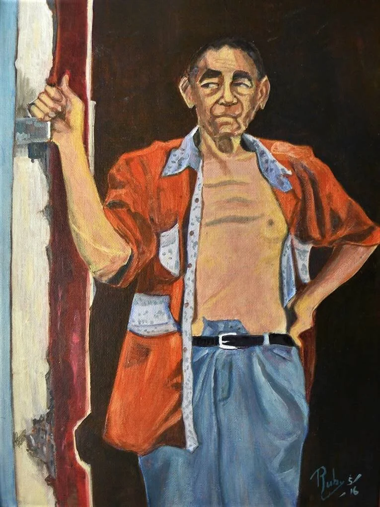paintings-people of the islands — LADY RUBY BUTE