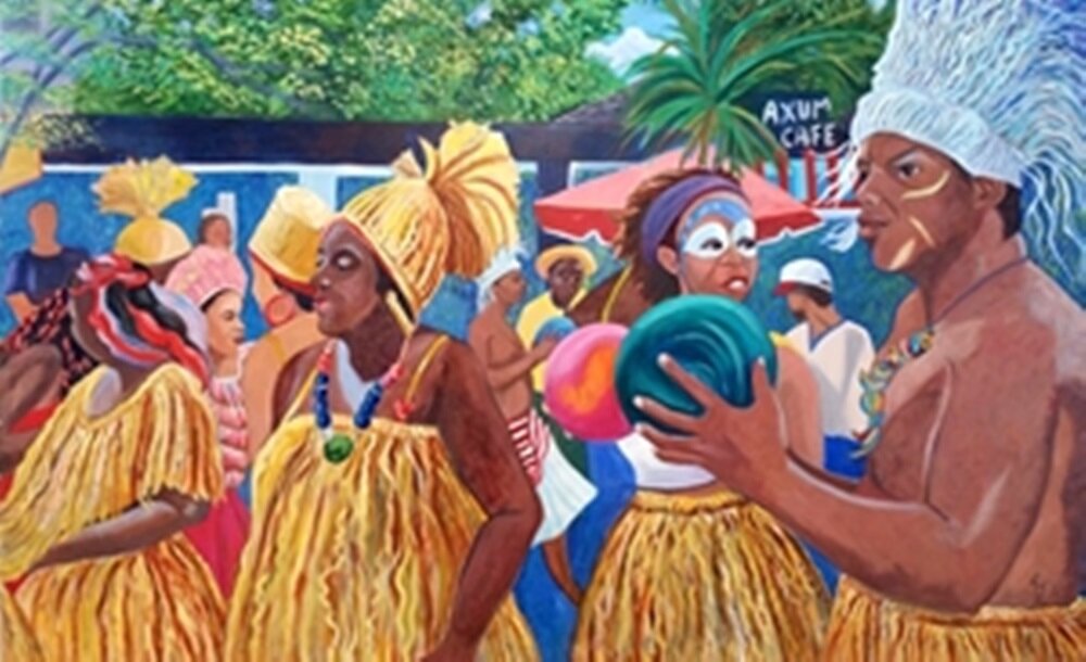 paintings-people of the islands — LADY RUBY BUTE