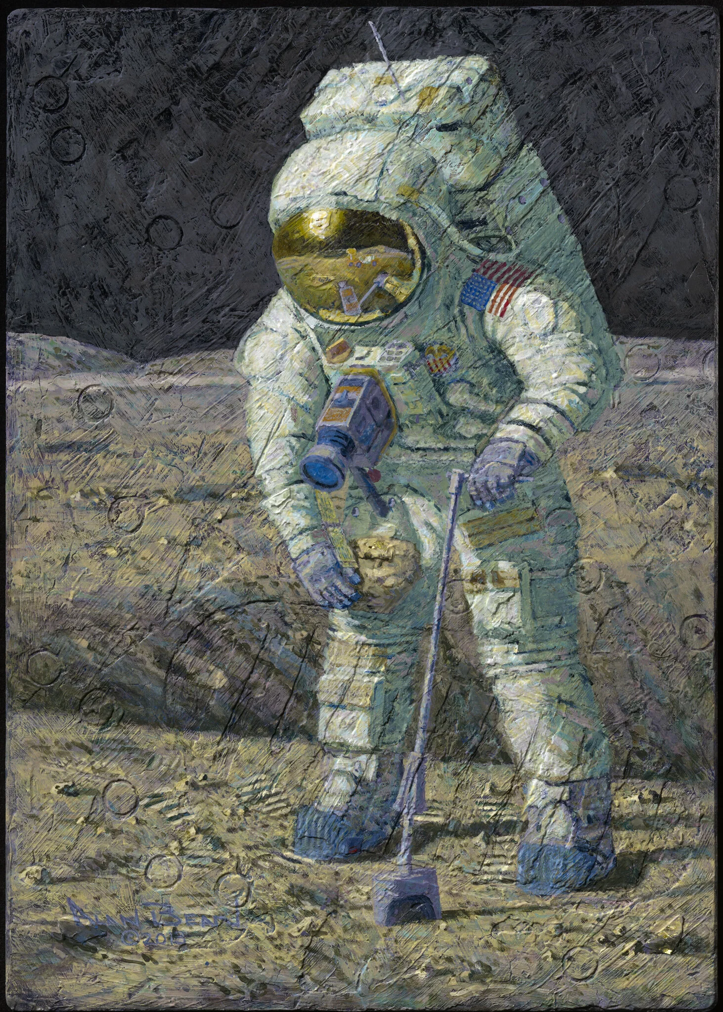 Bringing Home The Earth's Biggest Moonrock — The Alan Bean Gallery