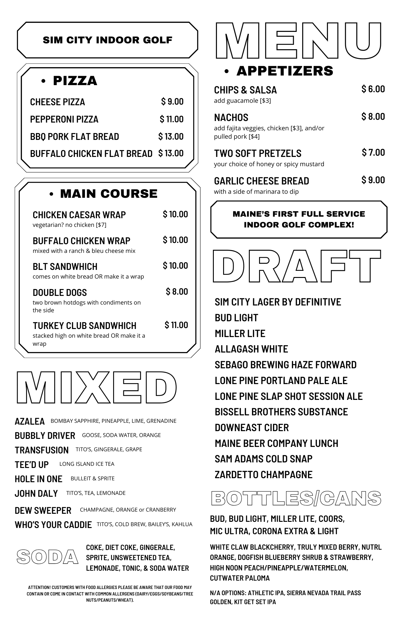 westbrook — Sim City Indoor Golf