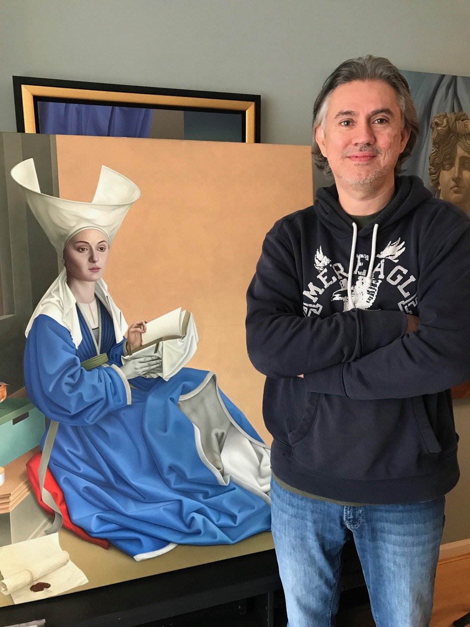 Marco Tulio's painting of Christine de Pizan debuts at Early Music ...