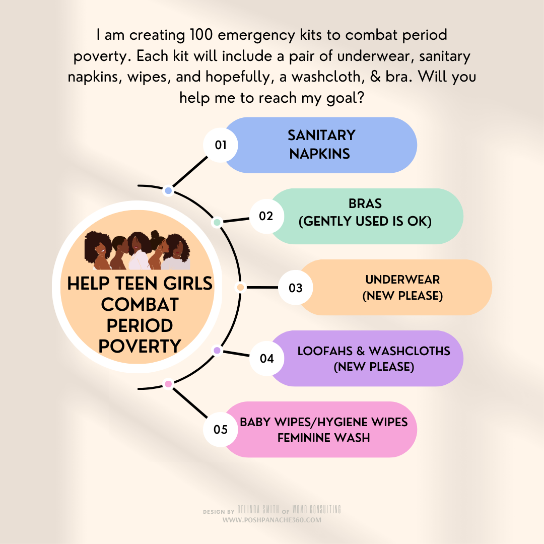 Period Poverty…What is it & How YOU Can Help Today! — Posh Panache 360°