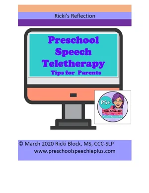 Preschool Speech Teletherapy-Tips for Parents — Preschool Speechie PLUS