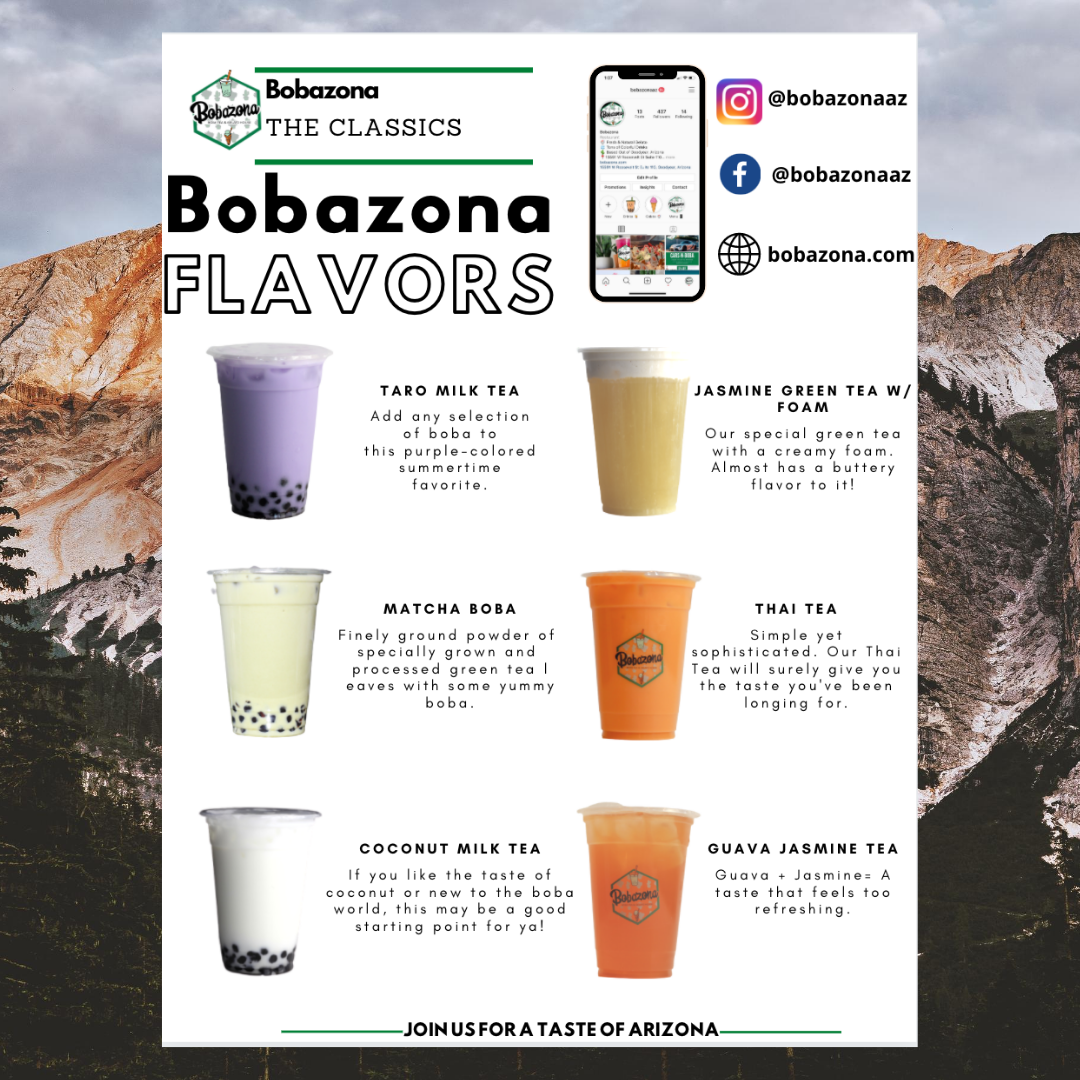 Our Menu — Bobazona