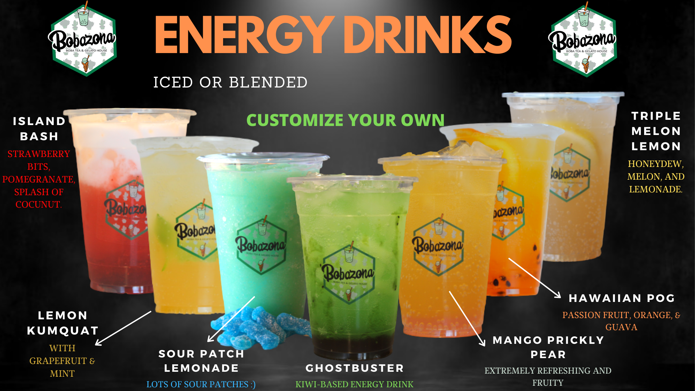 Our Menu — Bobazona