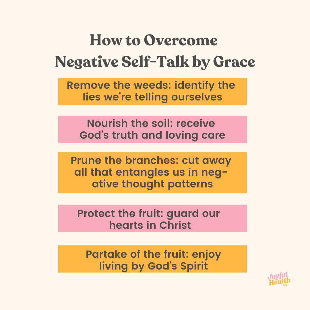 Biblical Ways to Stop Negative Self-Talk and Let God Speak
