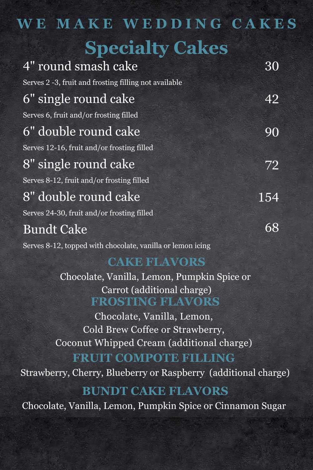 Menus | Gluten-Free & Vegan Bakery, Café & Bistro in Colorado Springs ...