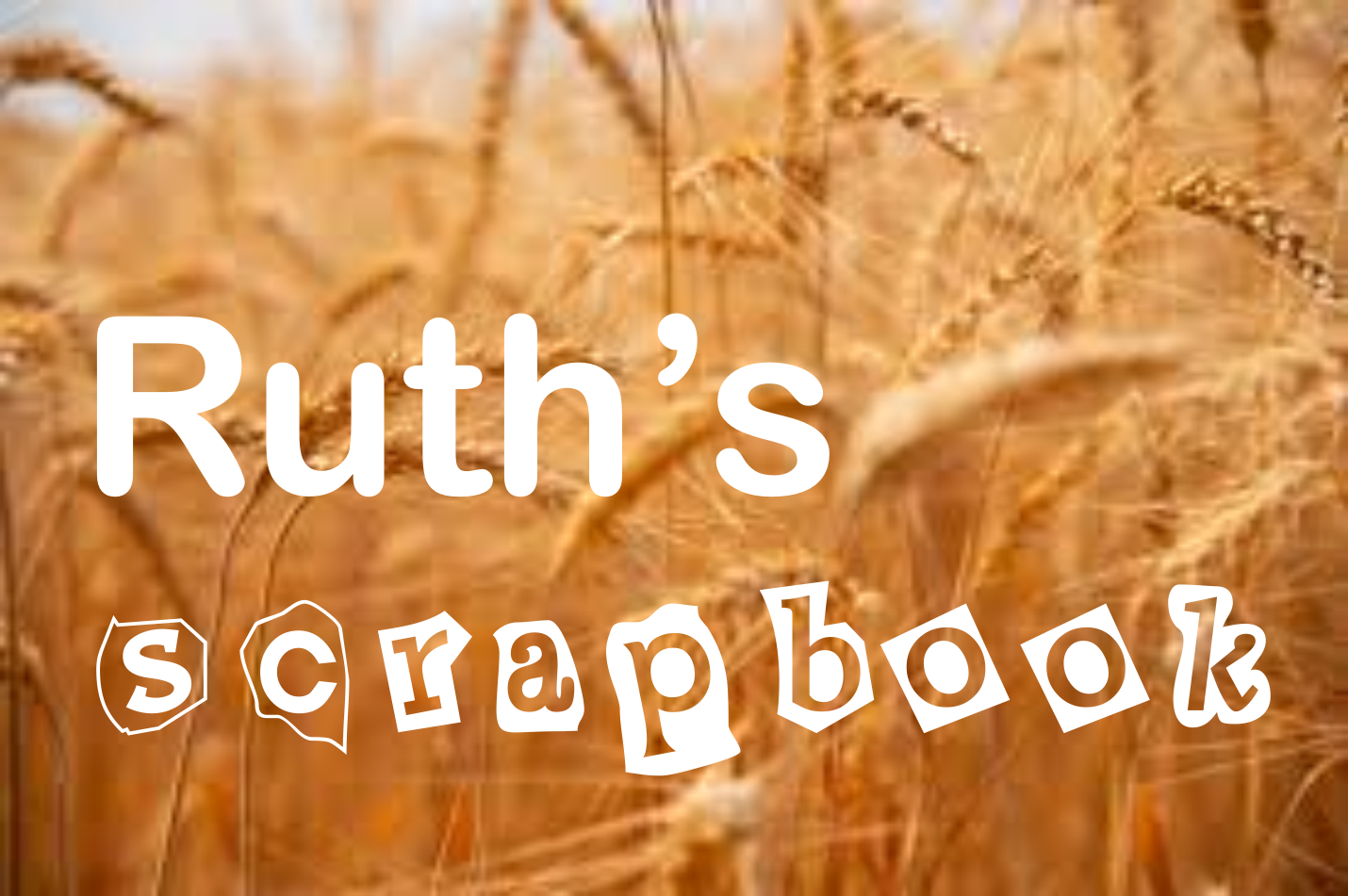 Ruth's scrapbook - Bible based activity and craft — Truth for Kids