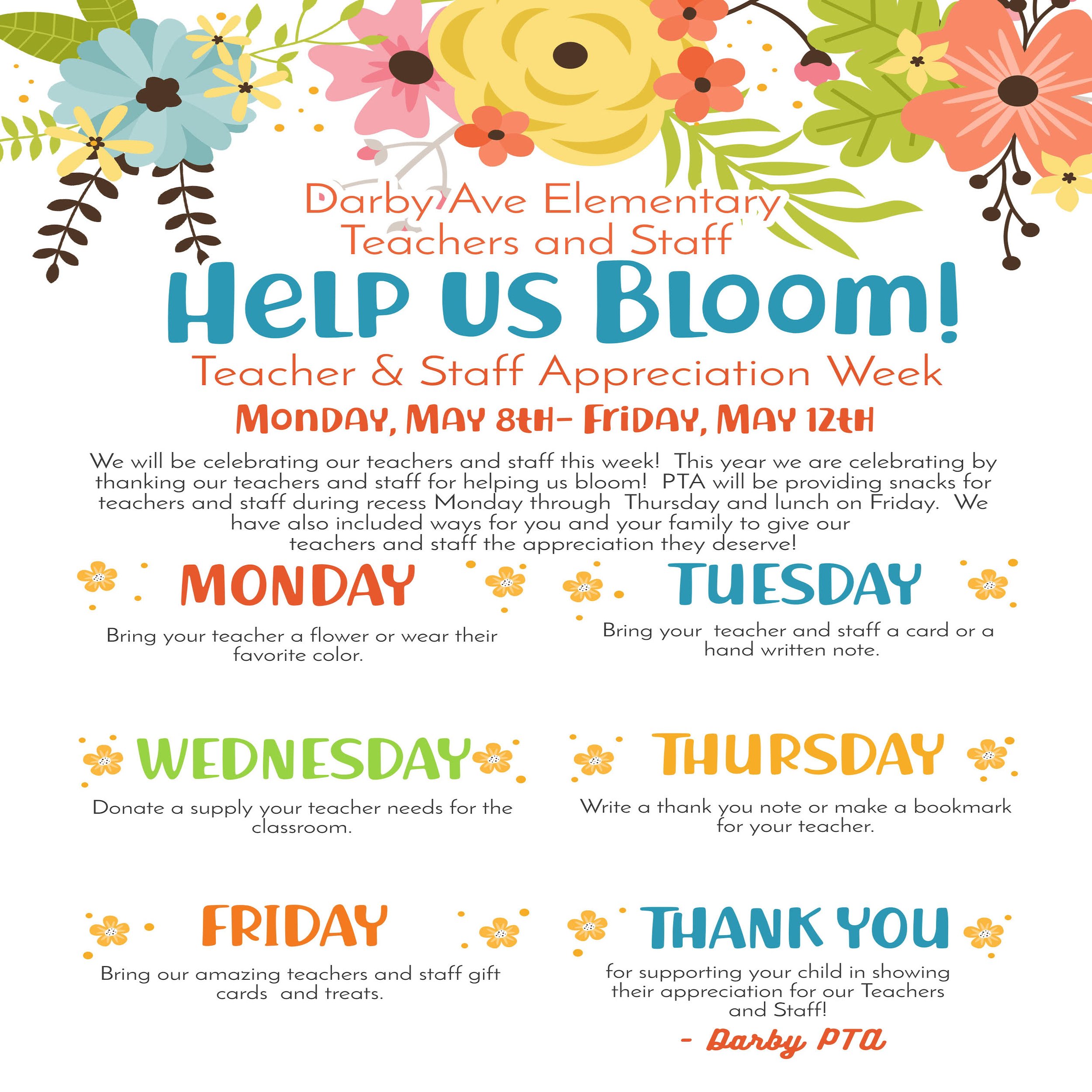 Staff Appreciation Week