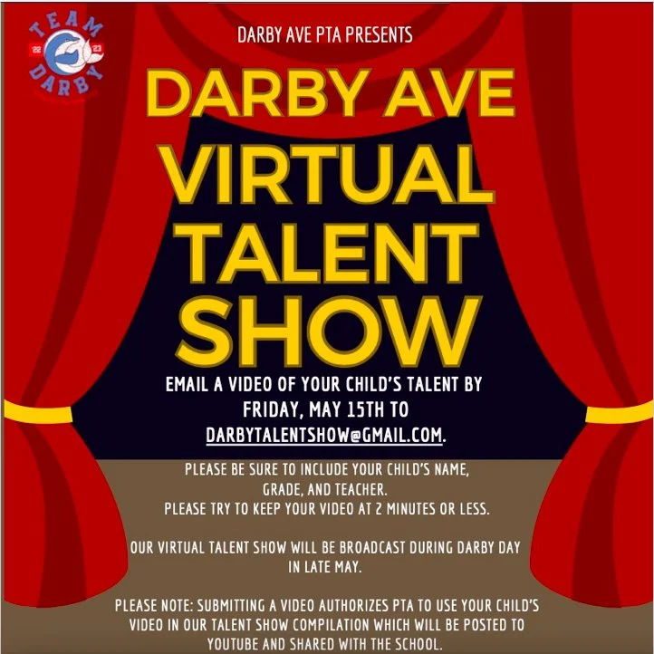 Talent Show Submissions Due — Darby Avenue Elementary PTA