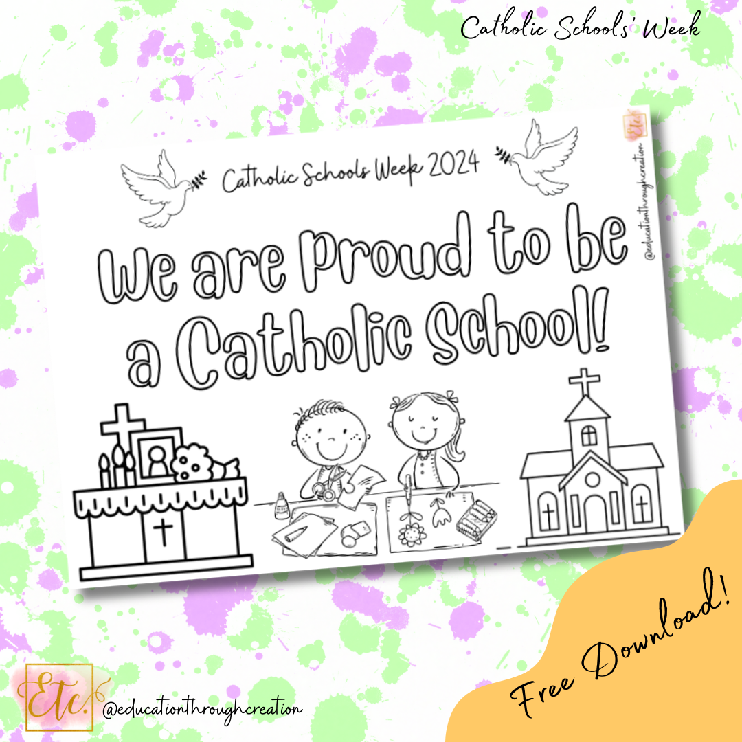 Catholic Schools Week Freebie — Education Through Creation