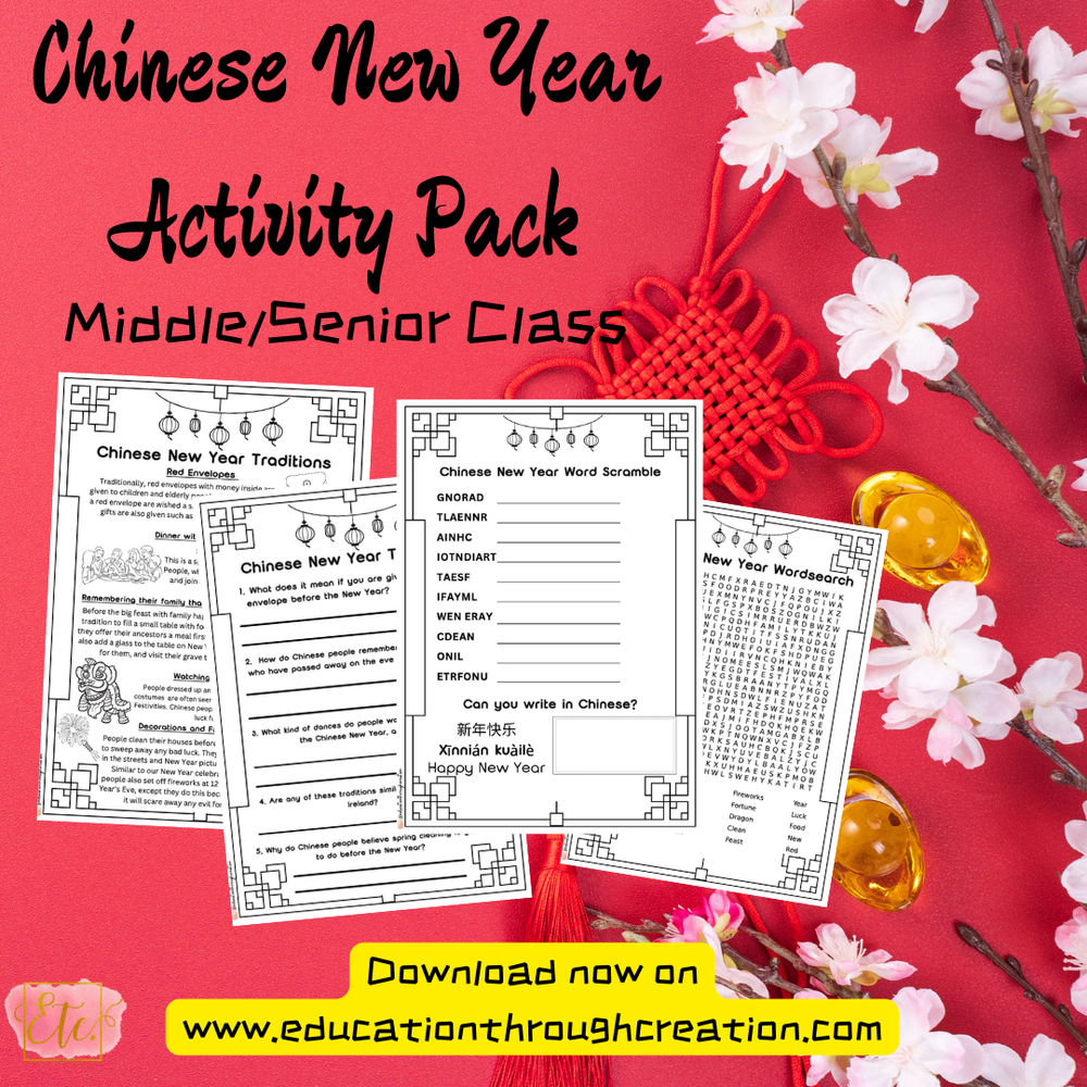 Chinese New Year Activities Bundle - 1st - 6th — Education Through Creation