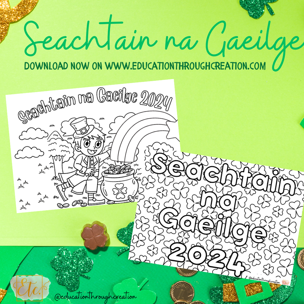 Seanfhocail Posters for the Classroom — Education Through Creation