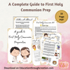 EDITABLE First Holy Communion Mass Booklet — Education Through Creation