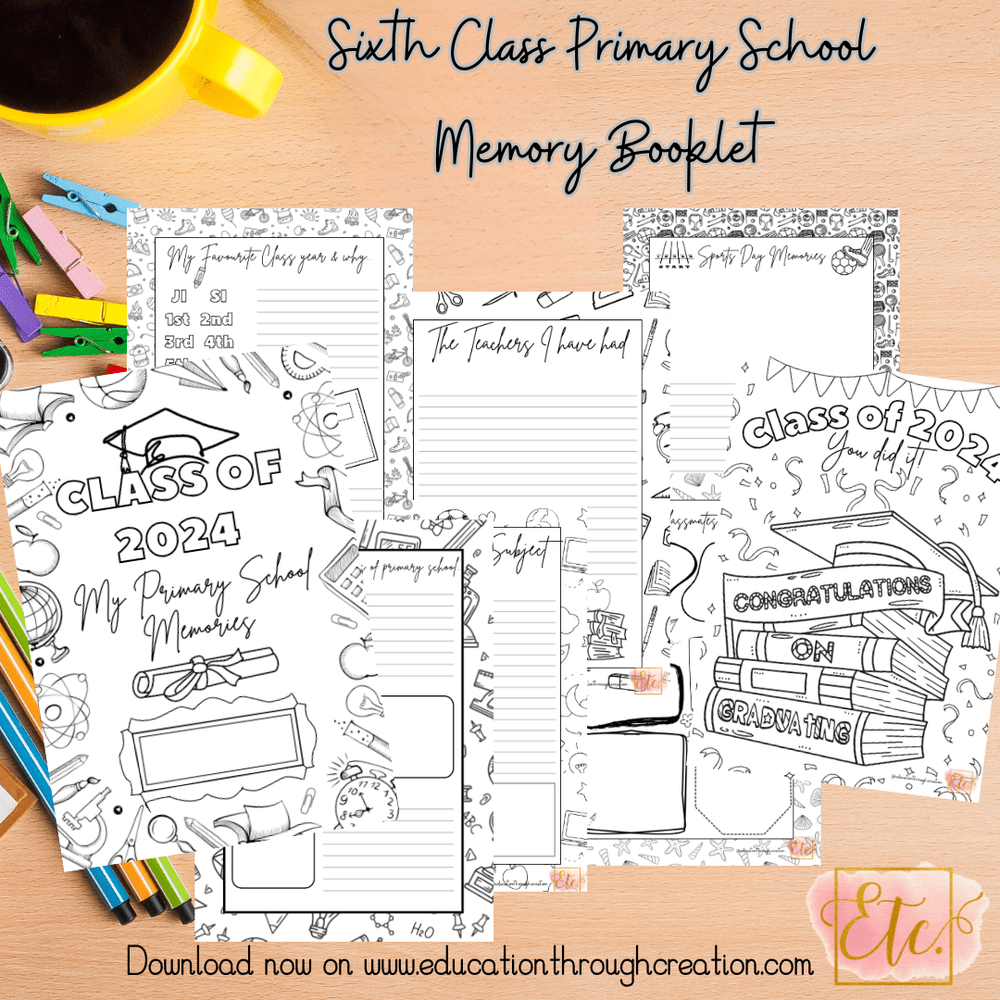 Updated 2025 - First / Second Class Memory Booklet — Education Through ...