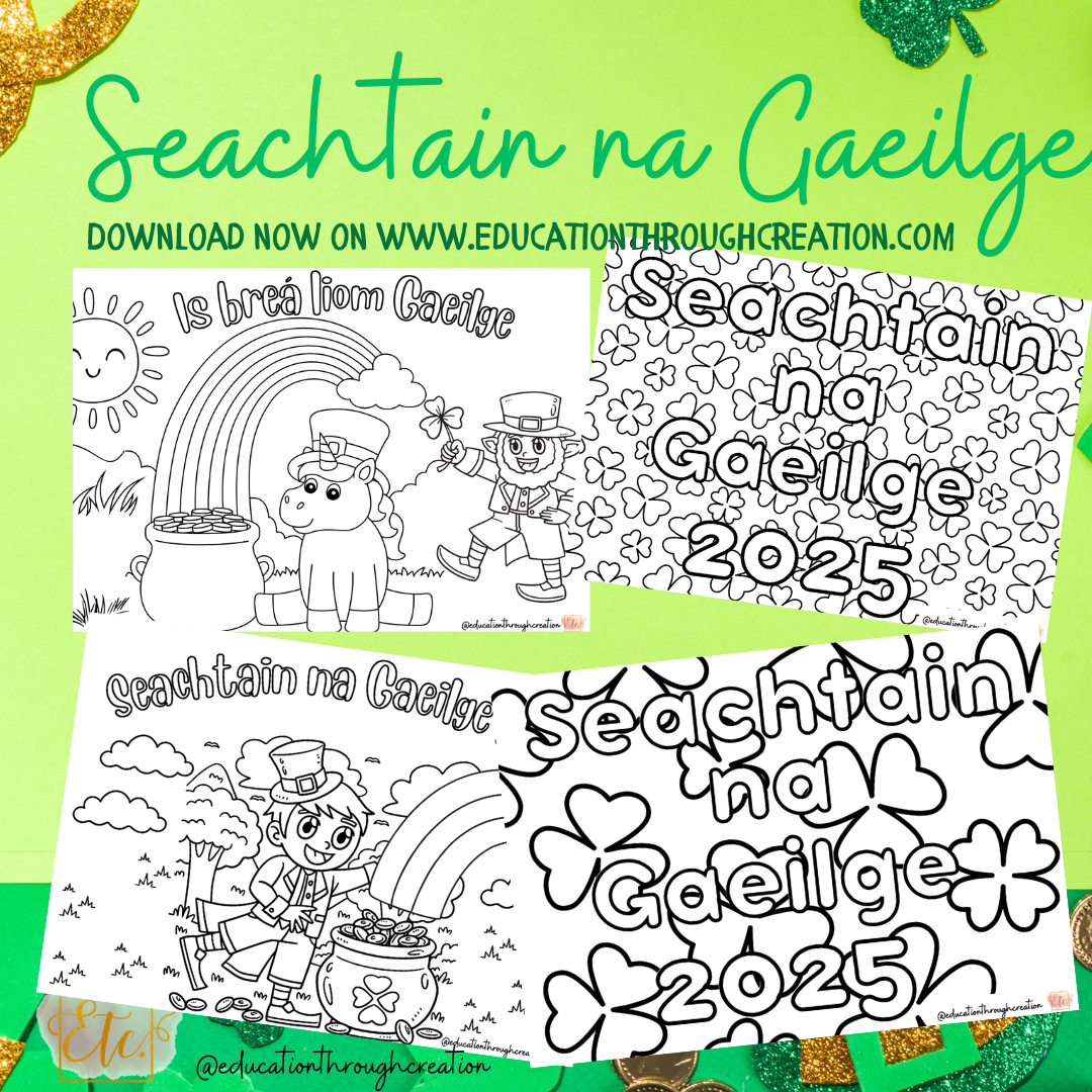 Seanfhocail Posters for the Classroom — Education Through Creation