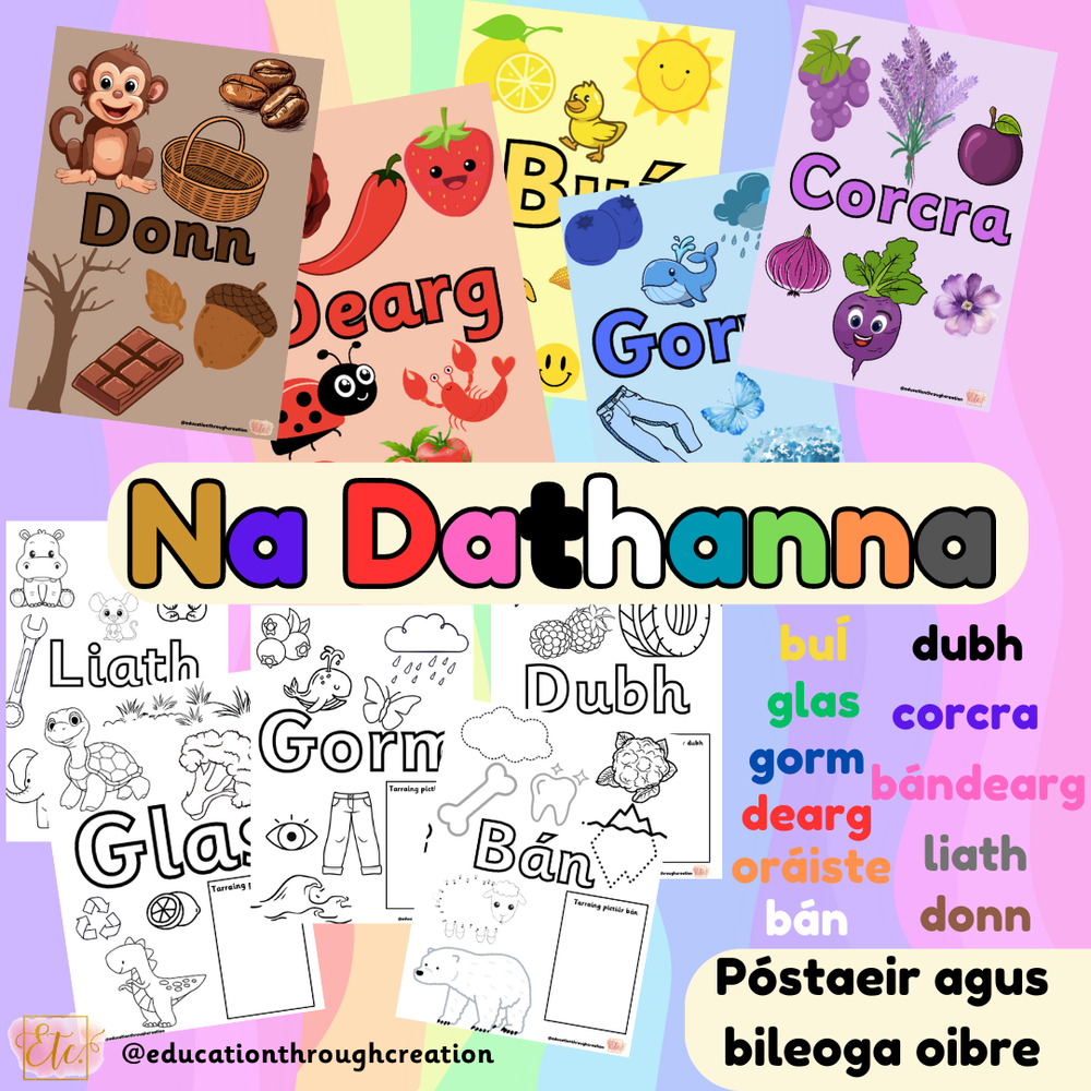 Seanfhocail Posters for the Classroom — Education Through Creation