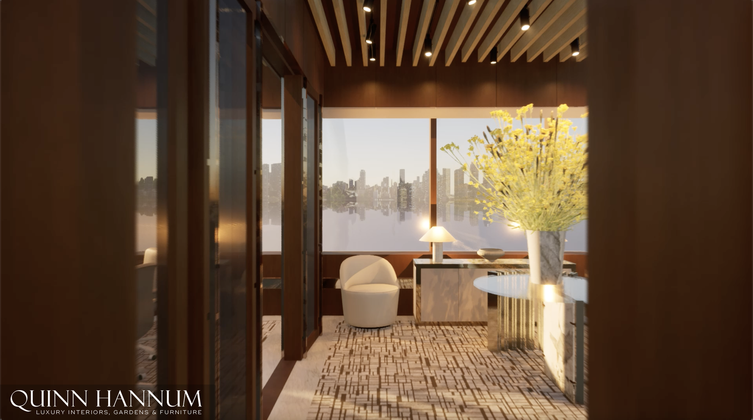 QUINN HANNUM LUXURY INTERIORS, GARDENS & FURNITURE
