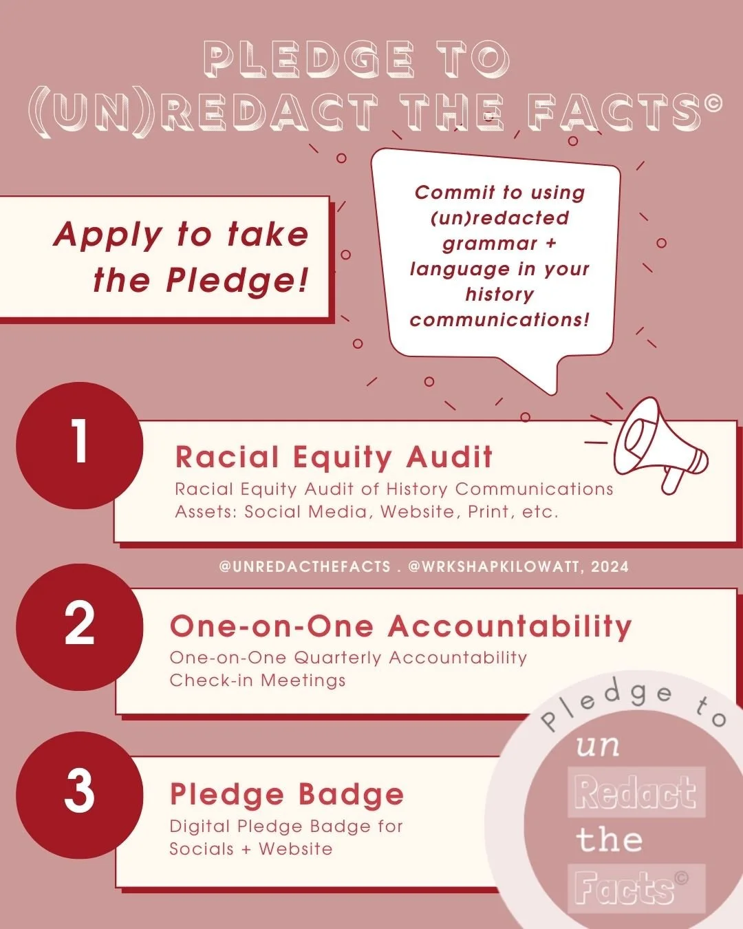 Pledge to (un)Redact the Facts — (un)Redact the Facts