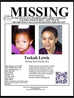 The Abduction of Teekah Lewis: A Two-Decade Unsolved Mystery — And Then ...